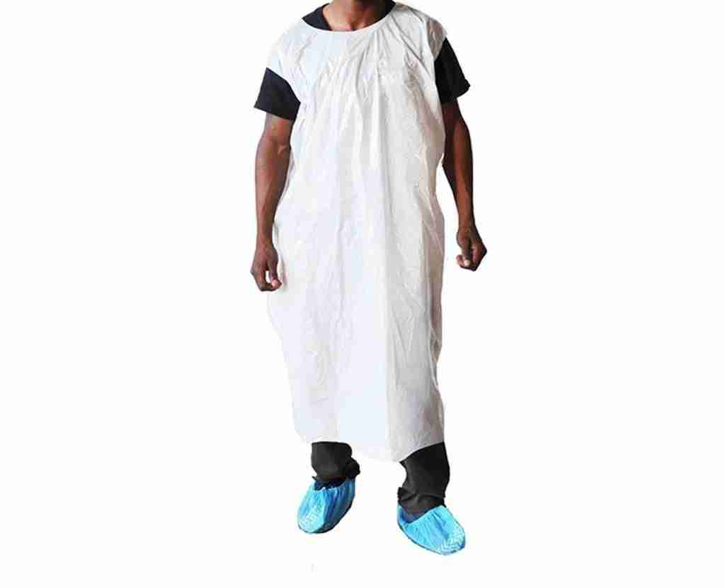 Excellent Disposable Smock 100s – White - RealPPE Marketplace
